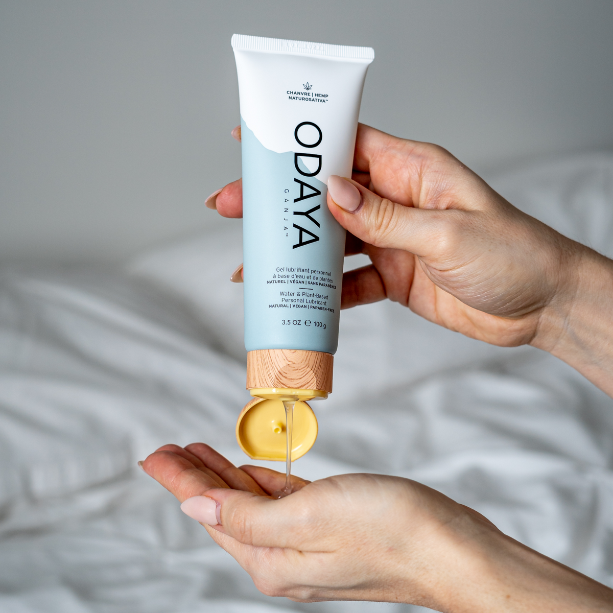 Water & Plant-Based Personal Lubricant Gel 100% Natural | Vegan | Para | ODAYA Wellness