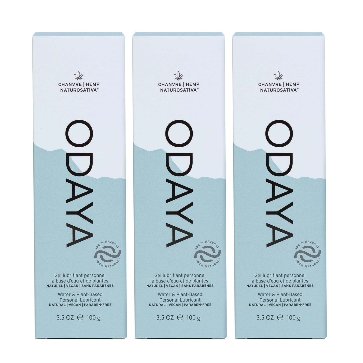 Water & Plant-Based Personal Lubricant Gel 100% Natural | Vegan | Para | ODAYA Wellness